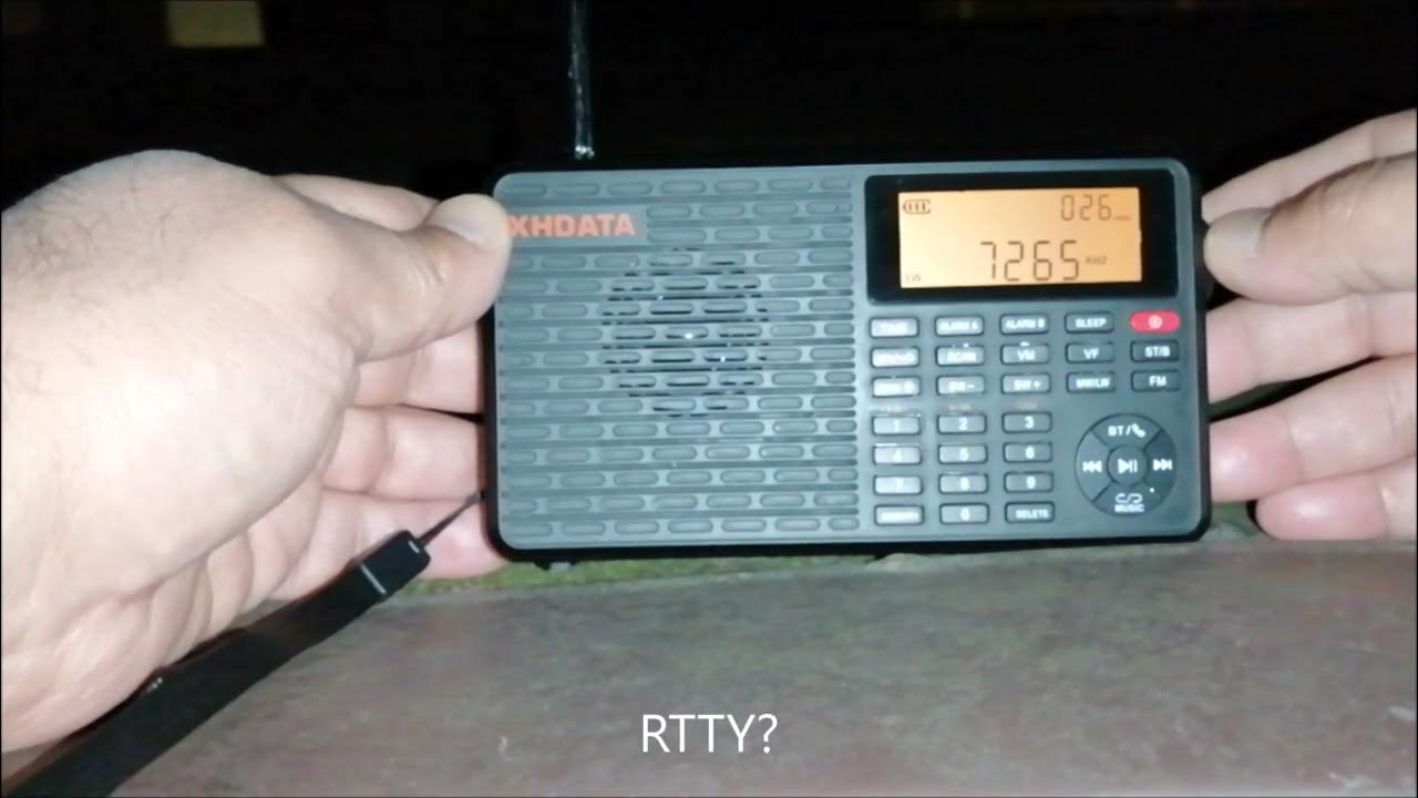 Xhdata D-109 LW/MW/SW/FM portable radio - Auto tuning and bandscan of ...