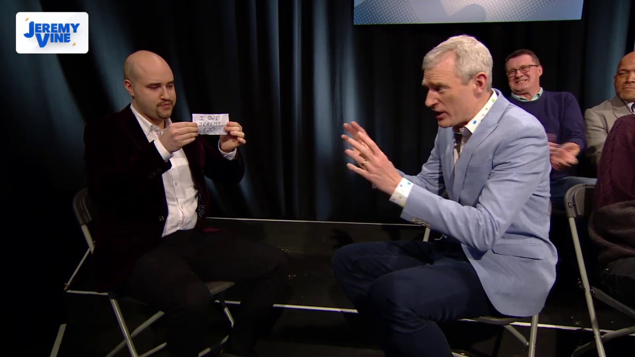 Magician Michael Gee Performs Magic On Jeremy Vine On 5 - YouTube