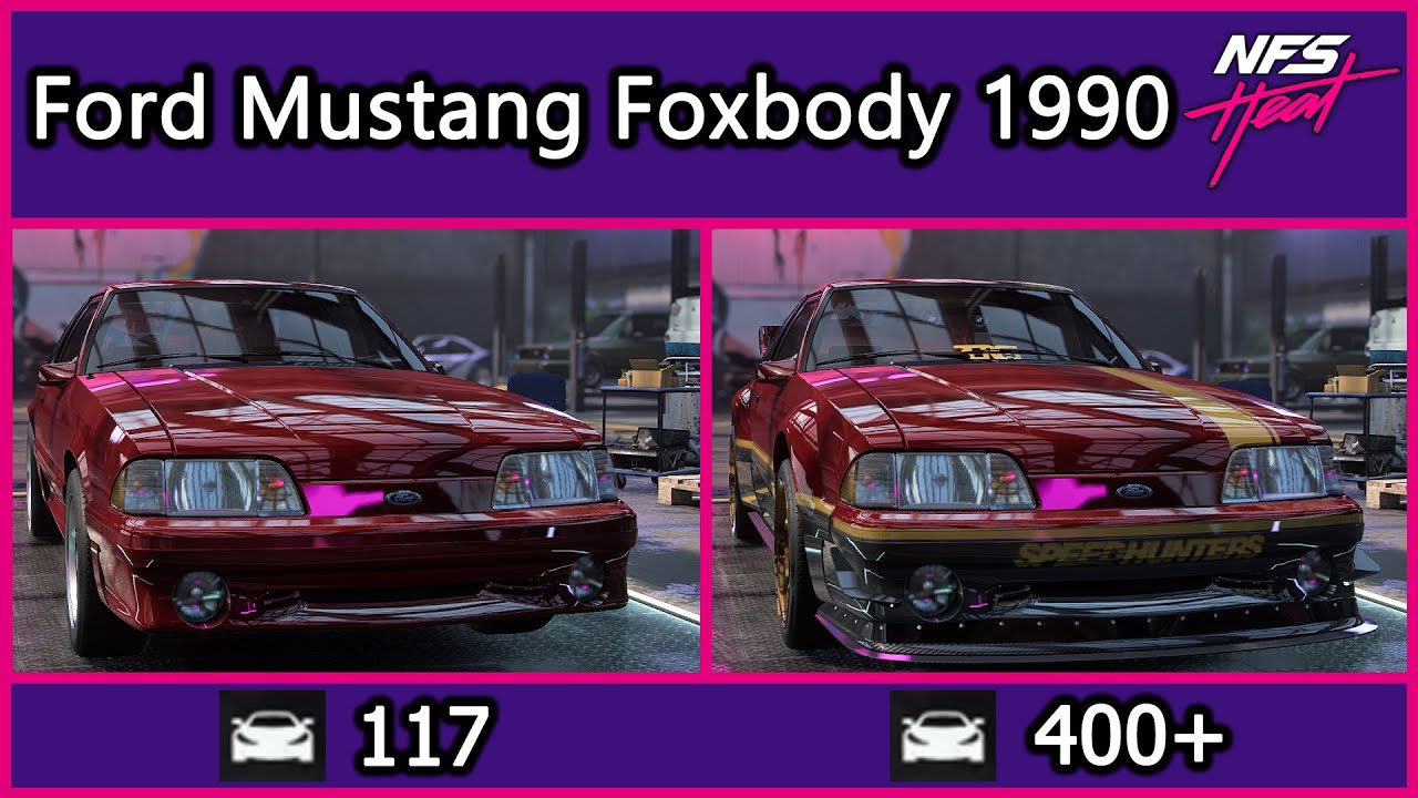 Ford Mustang Foxbody 1990 | NFS Heat | - YouTube