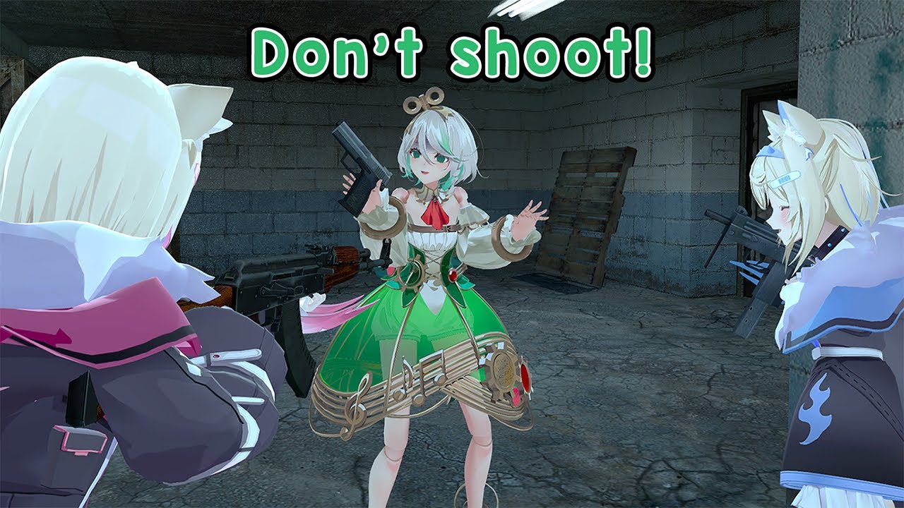 FuwaMoco Uses Lethal Force On Cecilia【Hololive GMOD】 - YouTube