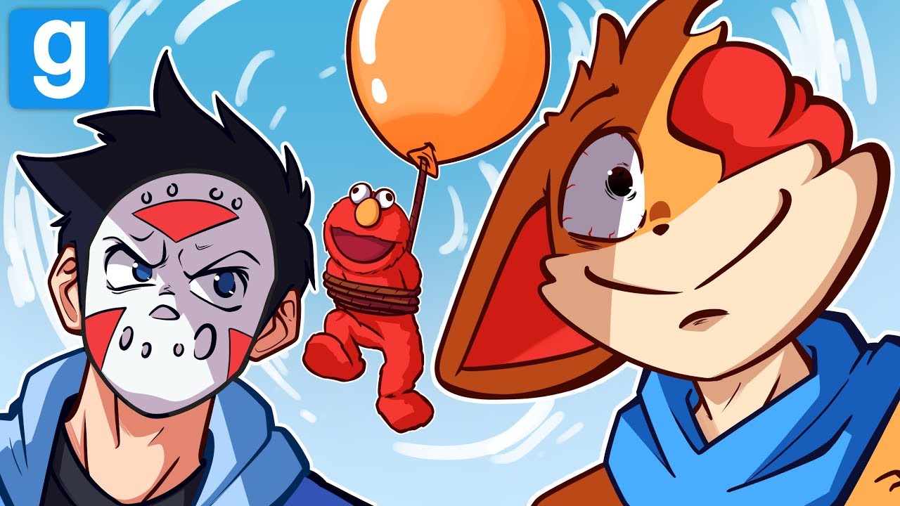 SHRINK GUN + ELMO + ROLLERCOASTERS!! [GMOD SANDBOX] w/Delirious - YouTube