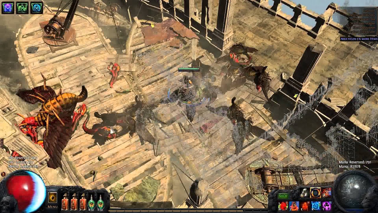 Patch 2.0 Channel Map Boss Guide lvl 69 - Path Of Exile - YouTube