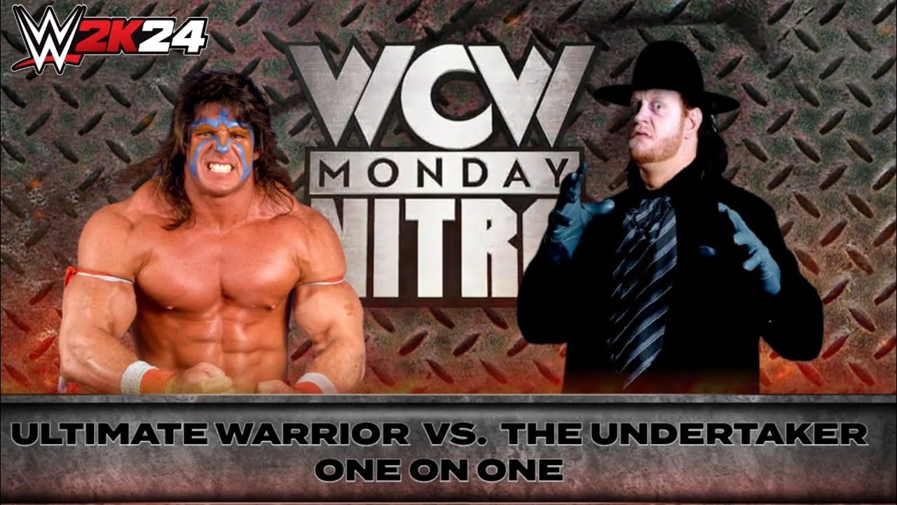 WWE 2k24 - Ultimate Warrior vs The Undertaker Match|WCW MONDAY NITRO ...