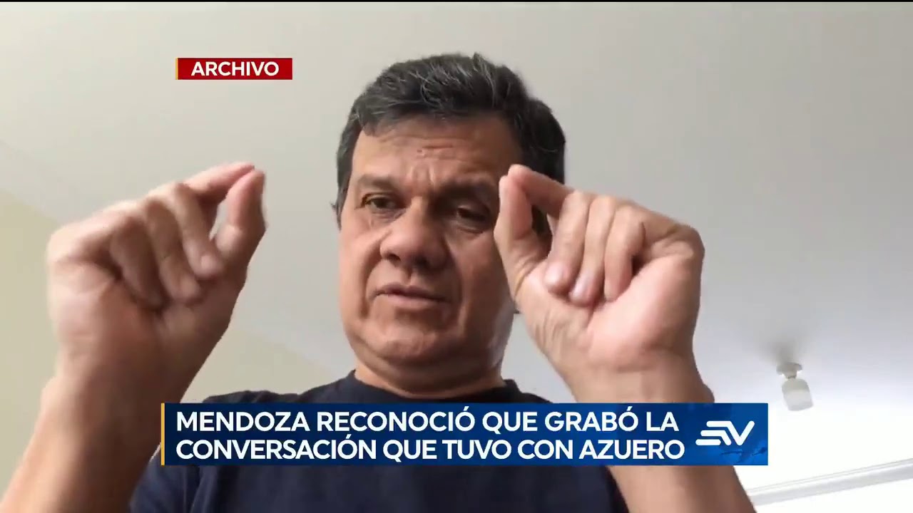 Daniel Mendoza reconoció que él grabó la conversación que mantuvo con ...