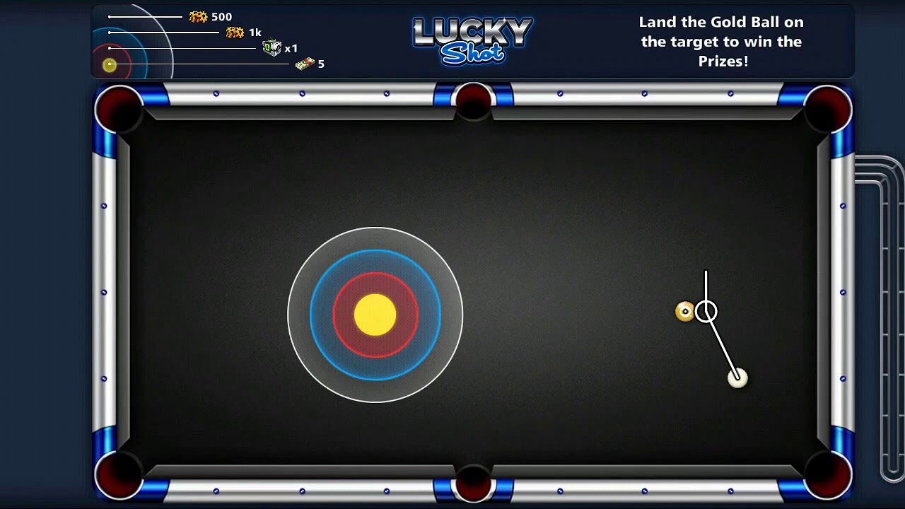 Lucky shot 8 ball pool with beginner cue - YouTube