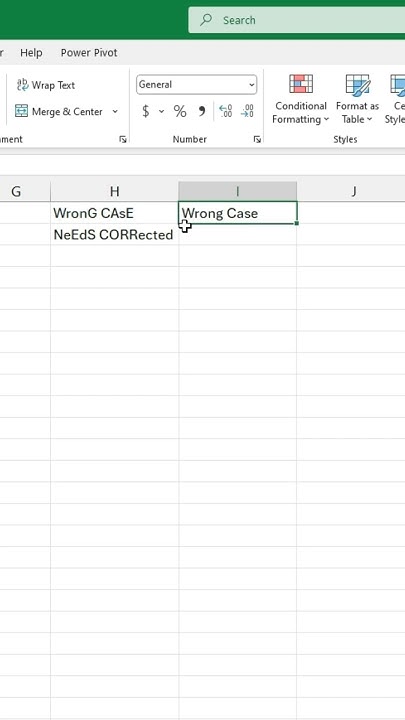 Change the Case of Text Strings in Excel with functions #excel # ...