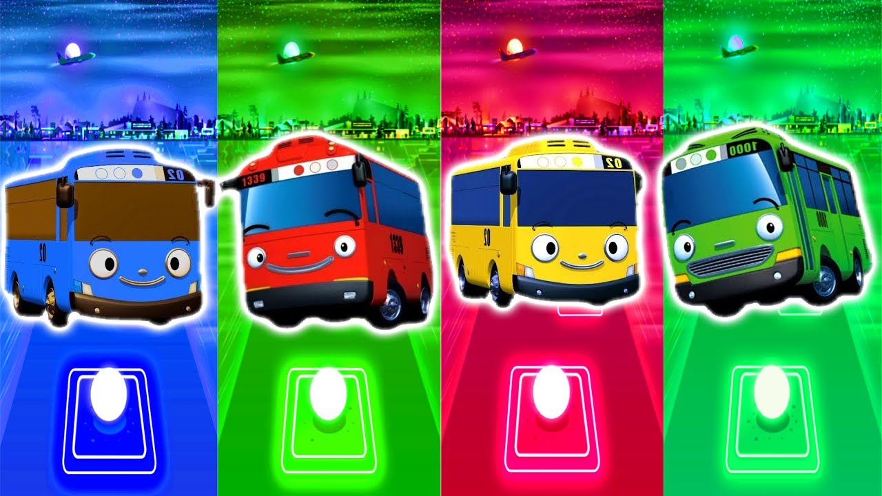 Tayo The Little Bus 🆚 Red Bus 🆚 Yellow Bus 🆚 Tayo The Little Truck ...