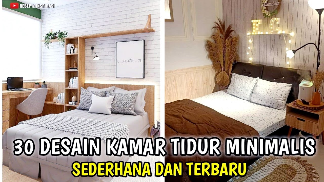 30 DESAIN KAMAR TIDUR MINIMALIS TERBARU | LINK PEMBELIAN PRODUK ADA DI DESKRIPSI - YouTube