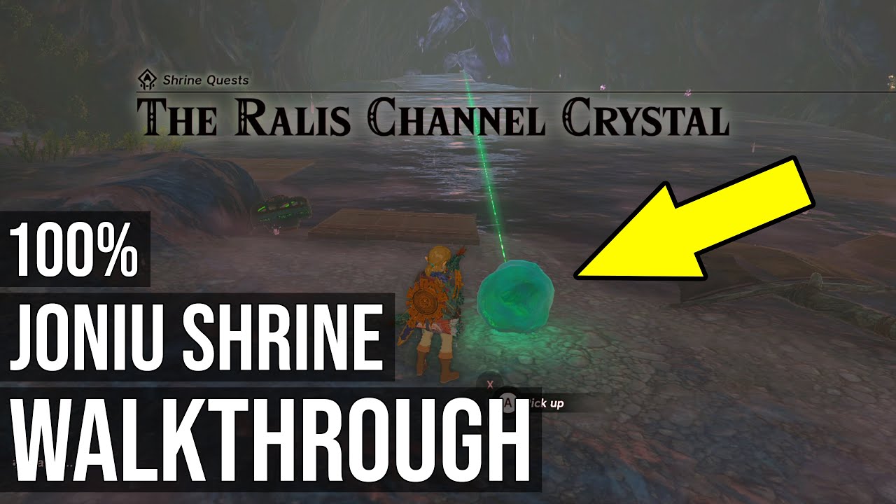 Joniu Shrine TotK (The Ralis Channel Crystal Shrine Quest) - Zelda ...