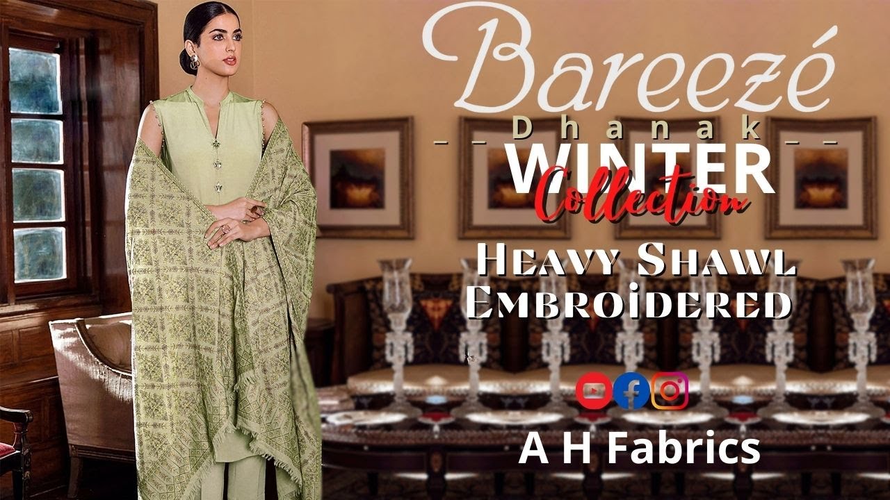 Bareeze Dhanak | Winter Collection | Abdullah Hussain Fabrics | #punjabi #new #tiktok #foryou ...