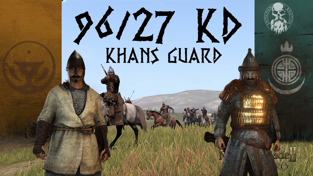 94 Kills Khans Guard Rampage | Khuzait v Khuzait | Mount & Blade Ii ...