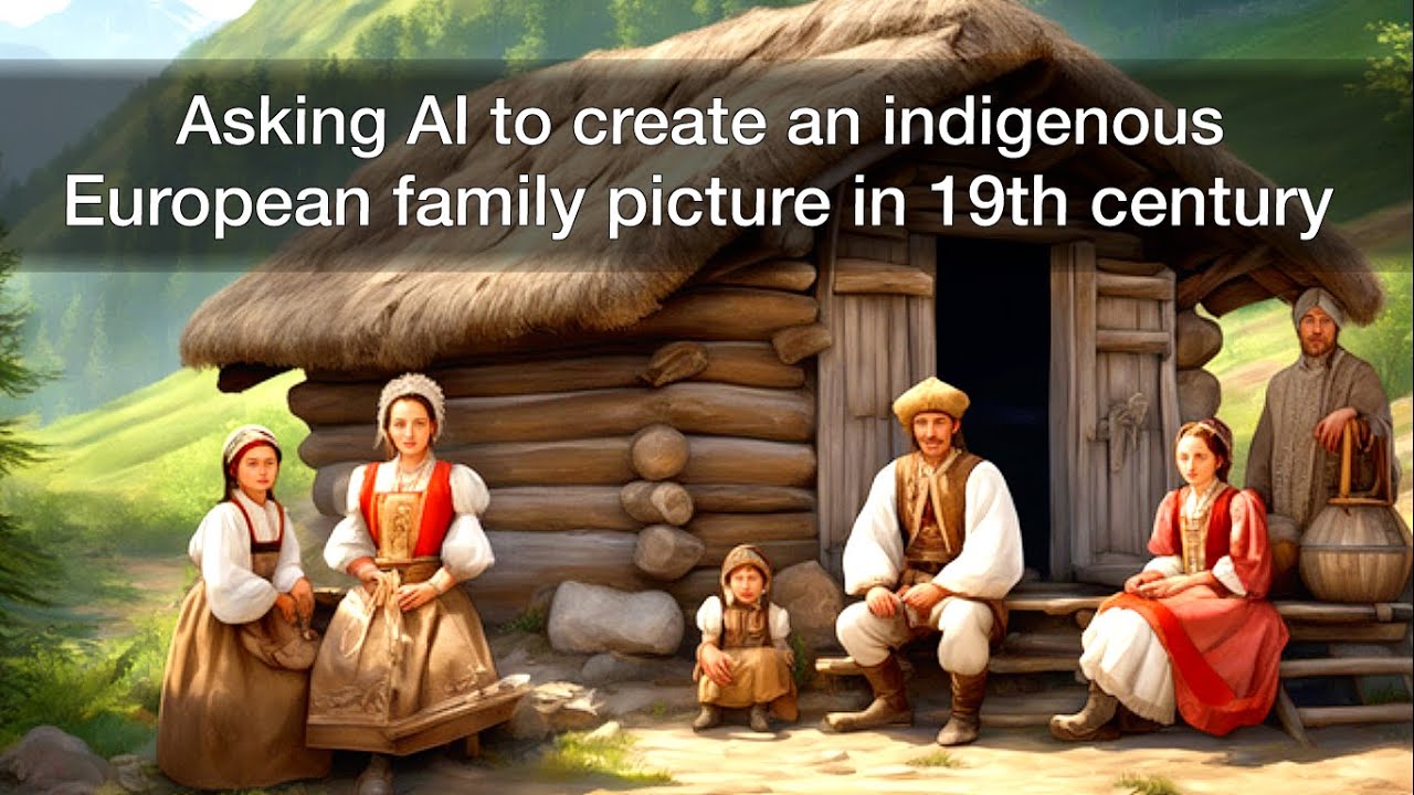 Asking AI to Create an Indigenous European Family Picture in 19th ...