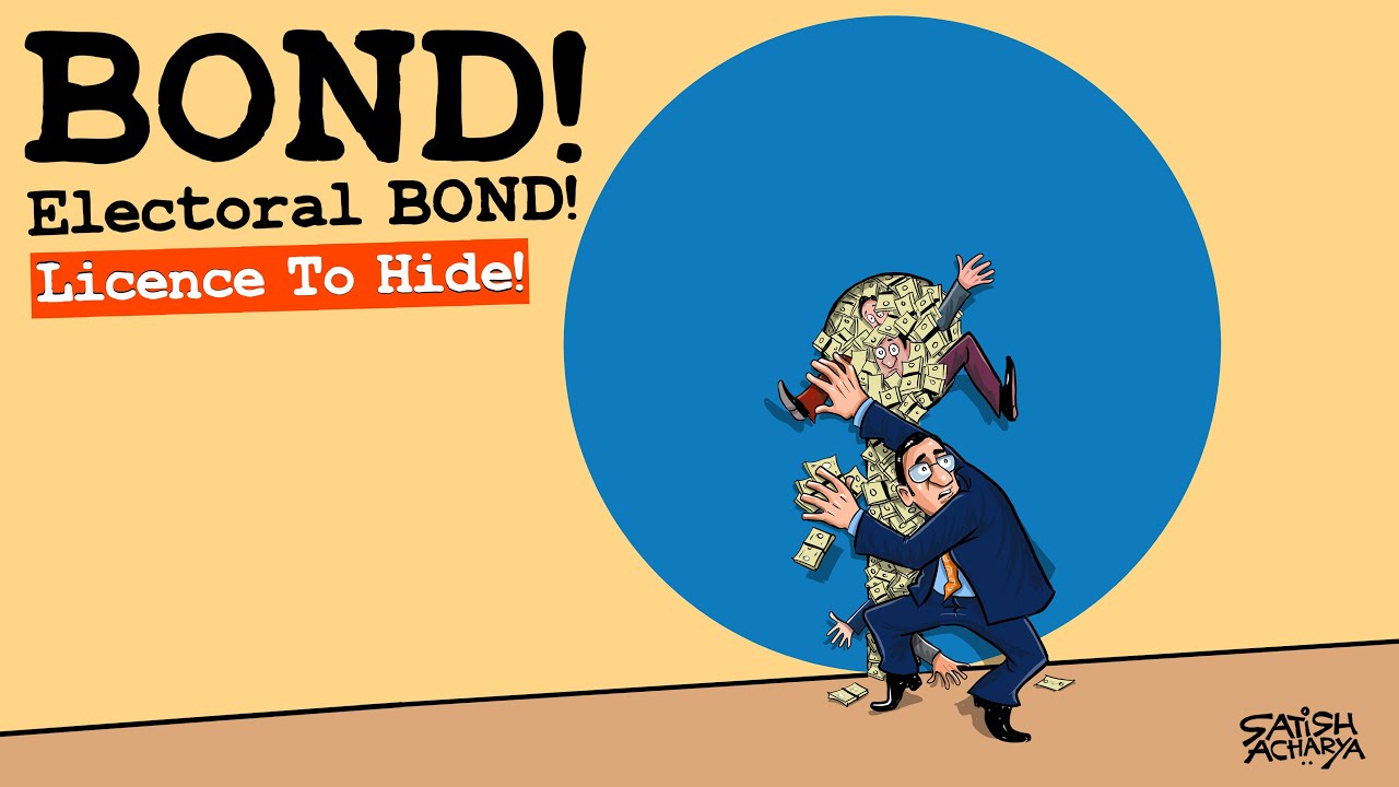 SBI wants more time to reveal electoral bonds data l Editorial Cartoon ...
