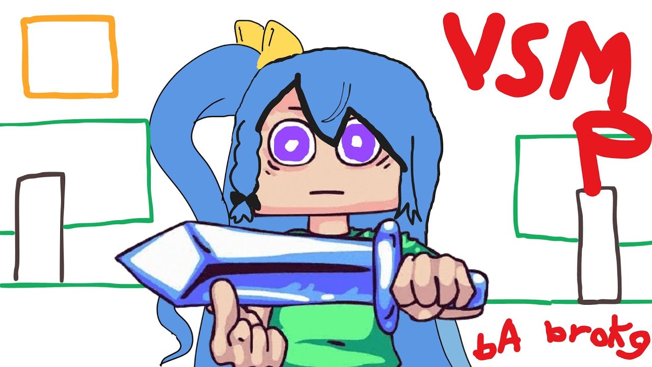 【MINECRAFT VSMP】cute girl game broke vsmp time!【V&U | GEN4】 - YouTube