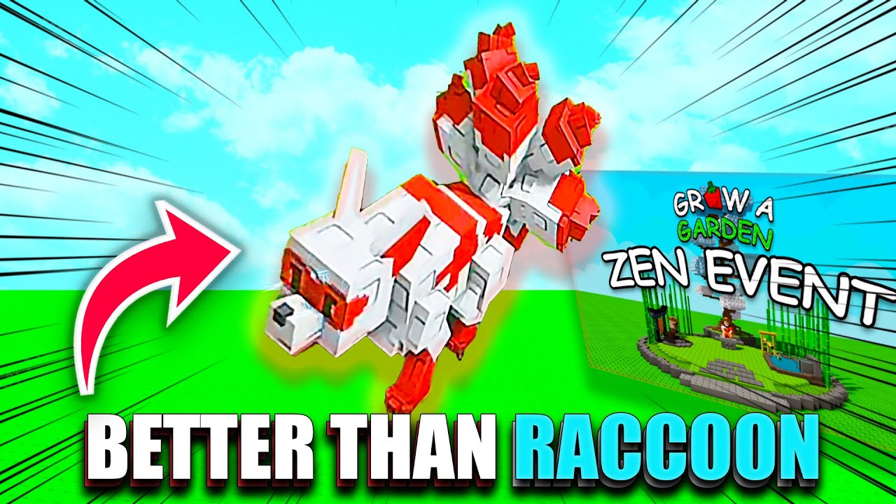 This 9-Tailed FOX Pet is STRONGER Than Raccoon?! Zen Update in Grow a ...