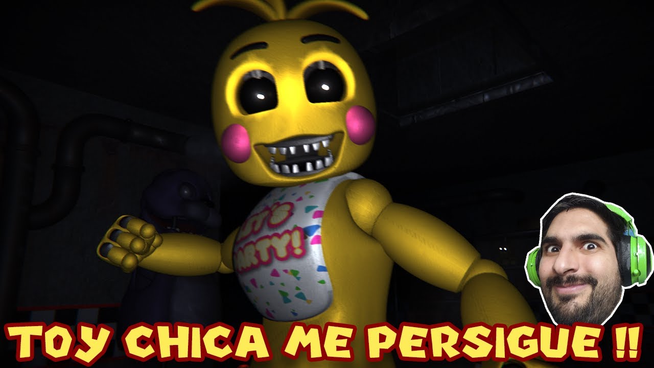 TOY CHICA ME PERSIGUE !! - FNAF Glitched Attraction con Pepe el Mago ...
