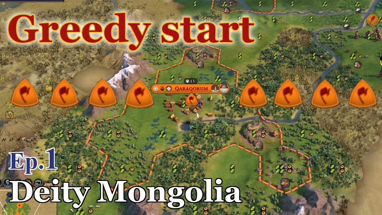All settlers no defense. Civ 6 Mongolia part 1 - YouTube