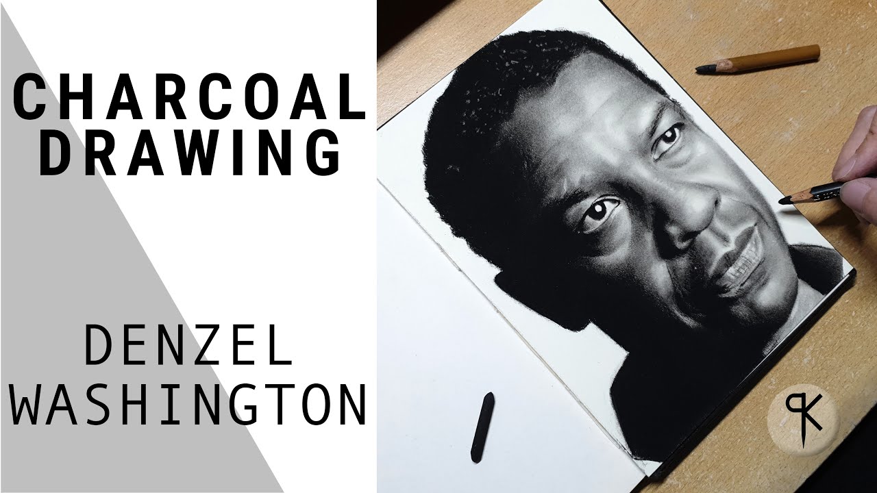 Drawing Denzel Washington - YouTube
