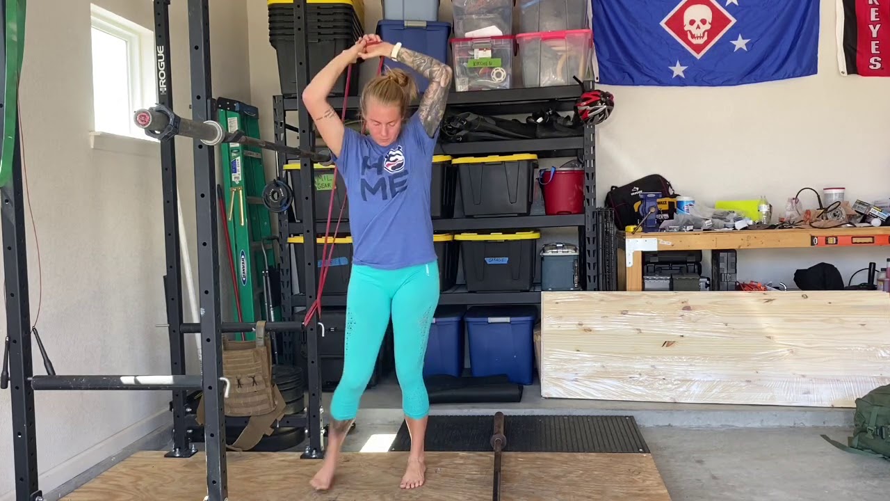 Band SA Tricep OH Extension - YouTube