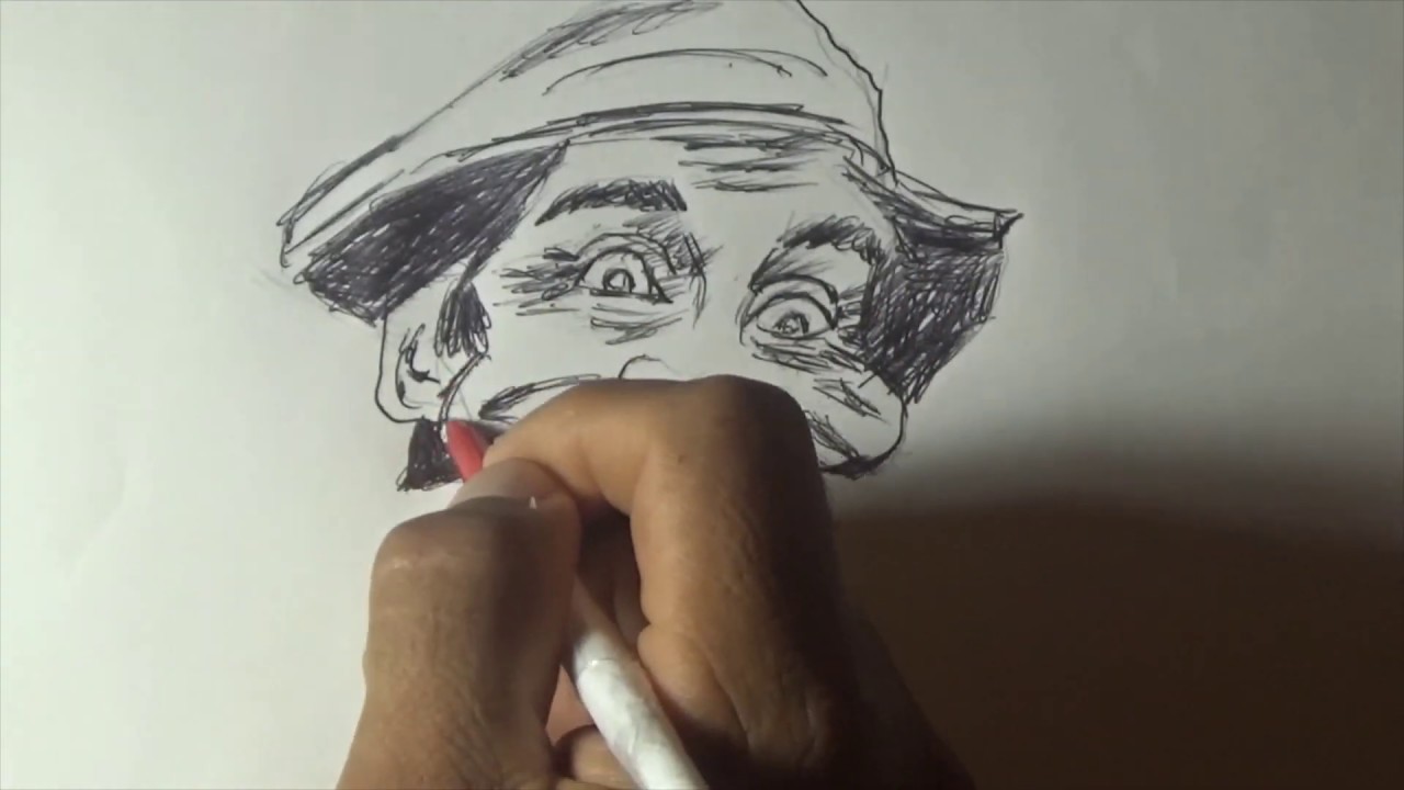 Dibujando a don ramon - YouTube