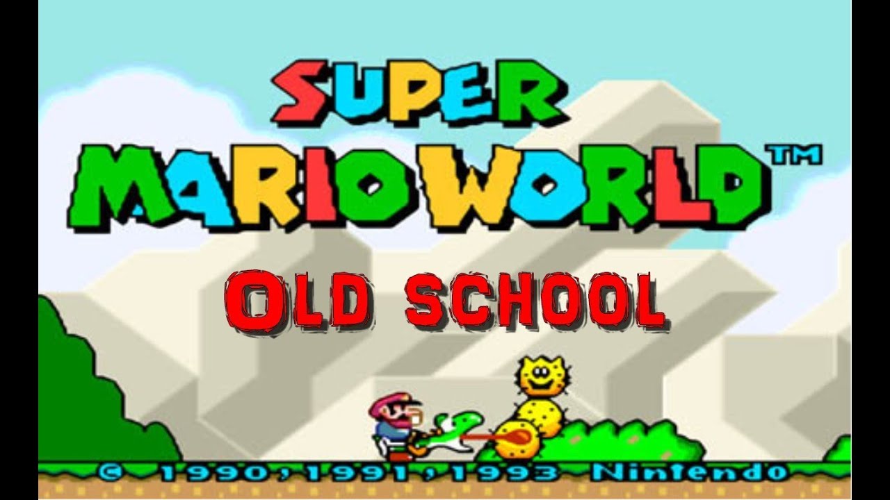 Old school/ Super mario world sur super nintendo - YouTube