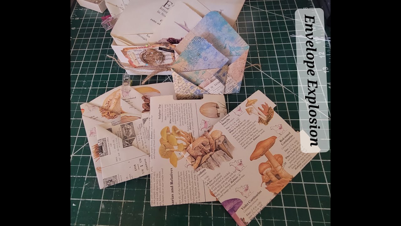 How to make an Envelope Explosion of different envelopes - YouTube