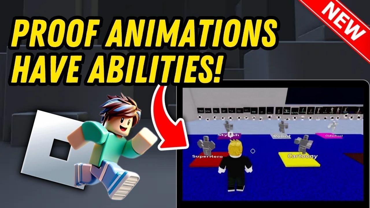 Proof Animations Have Abilities Roblox - YouTube
