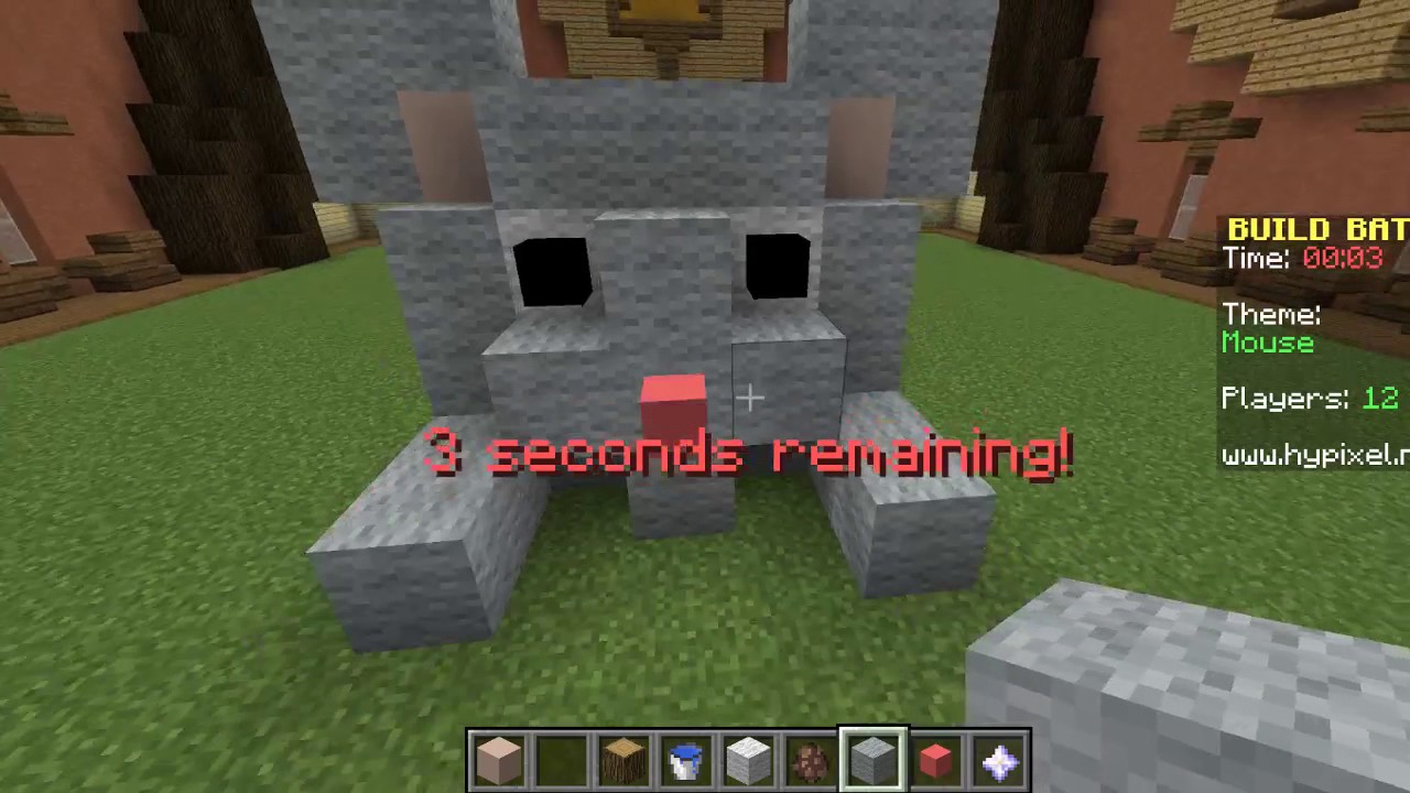 Minecraft build battle ~ Frist place mousie - YouTube