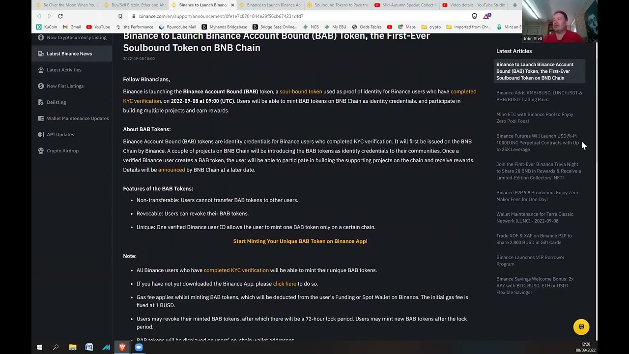 Binance to Launch Binance Account Bound (BAB) Token, the First-Ever ...
