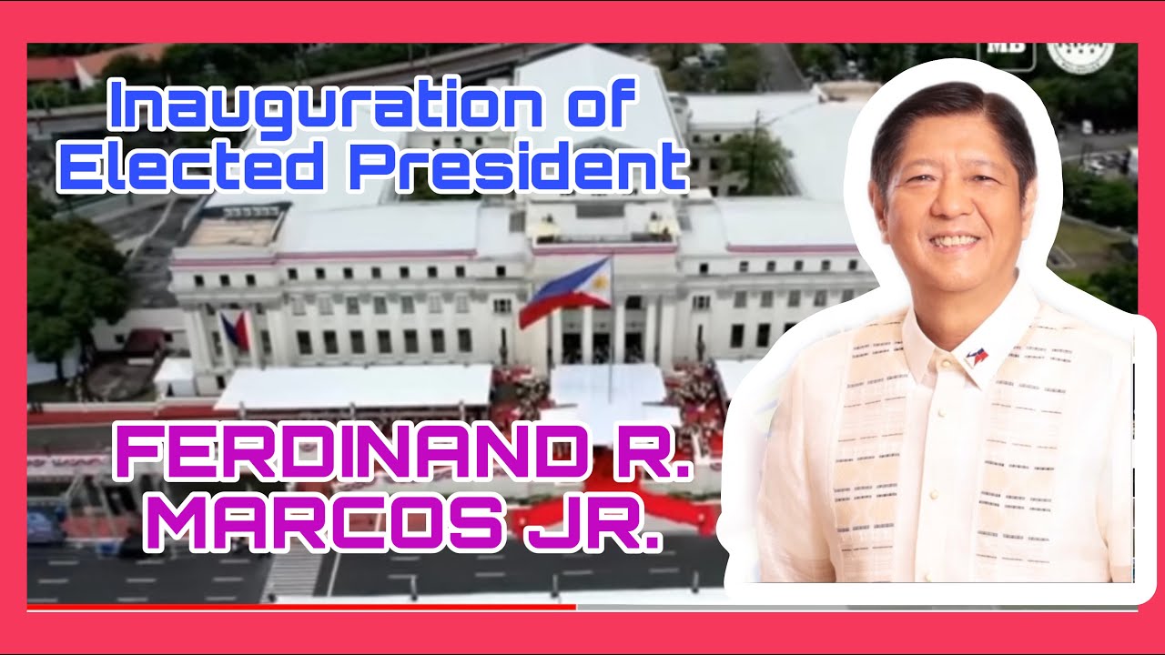 INAUGURATION OF ELECTED PRESIDENT FERDINAND R. MARCOS JR. l ️🇦🇪🇵🇭DEBBIE ...