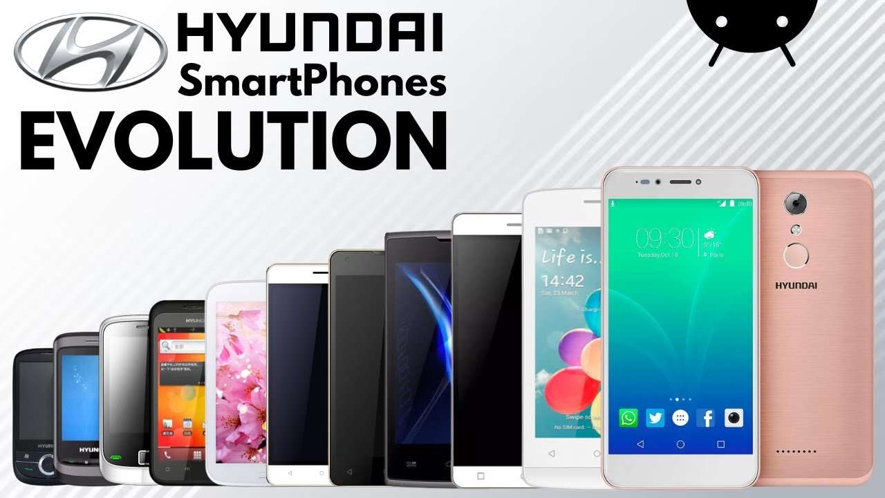 Evolution Hyundai Smartphones - YouTube