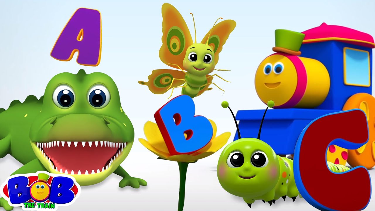Alphabets With Animals, Abc Song and Cartoons for Children - YouTube
