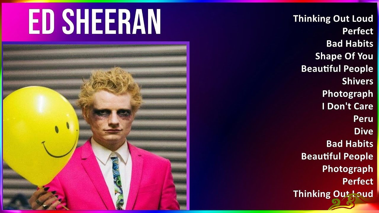Ed Sheeran 2024 MIX Las Mejores Canciones - Thinking Out Loud, Perfect ...