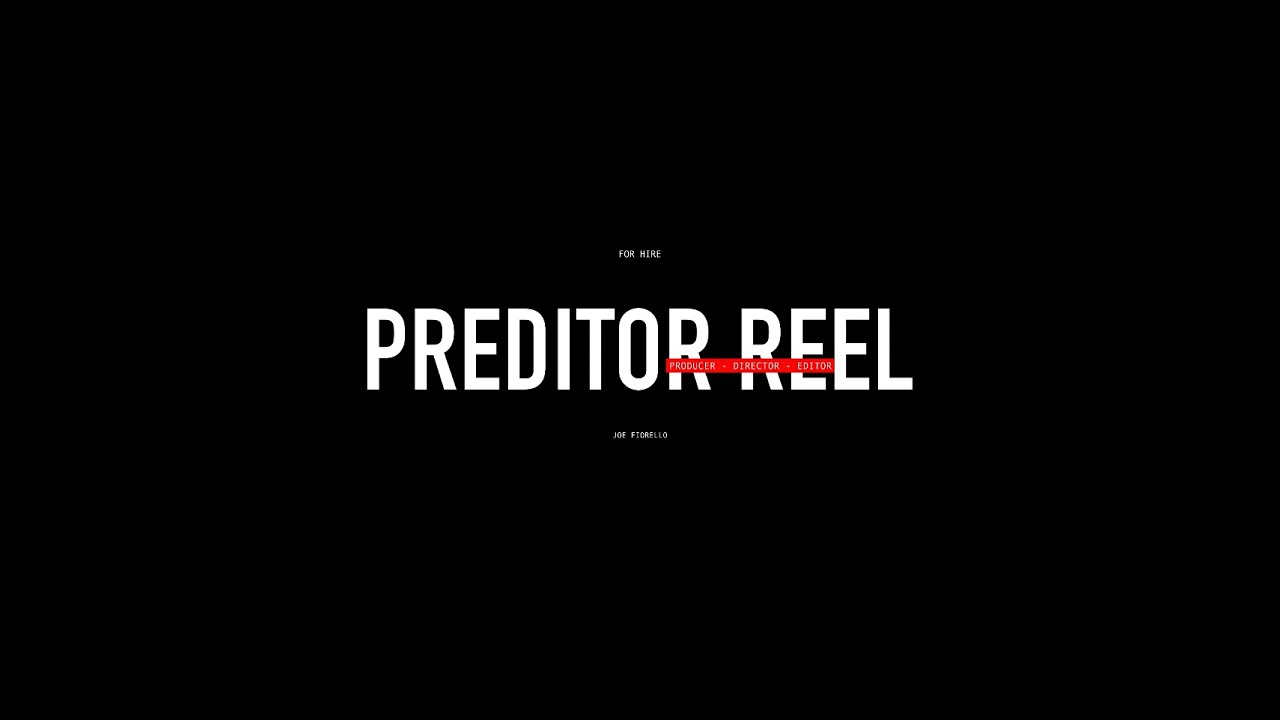 PREDITOR REEL- Joe Fiorello 2020 - YouTube