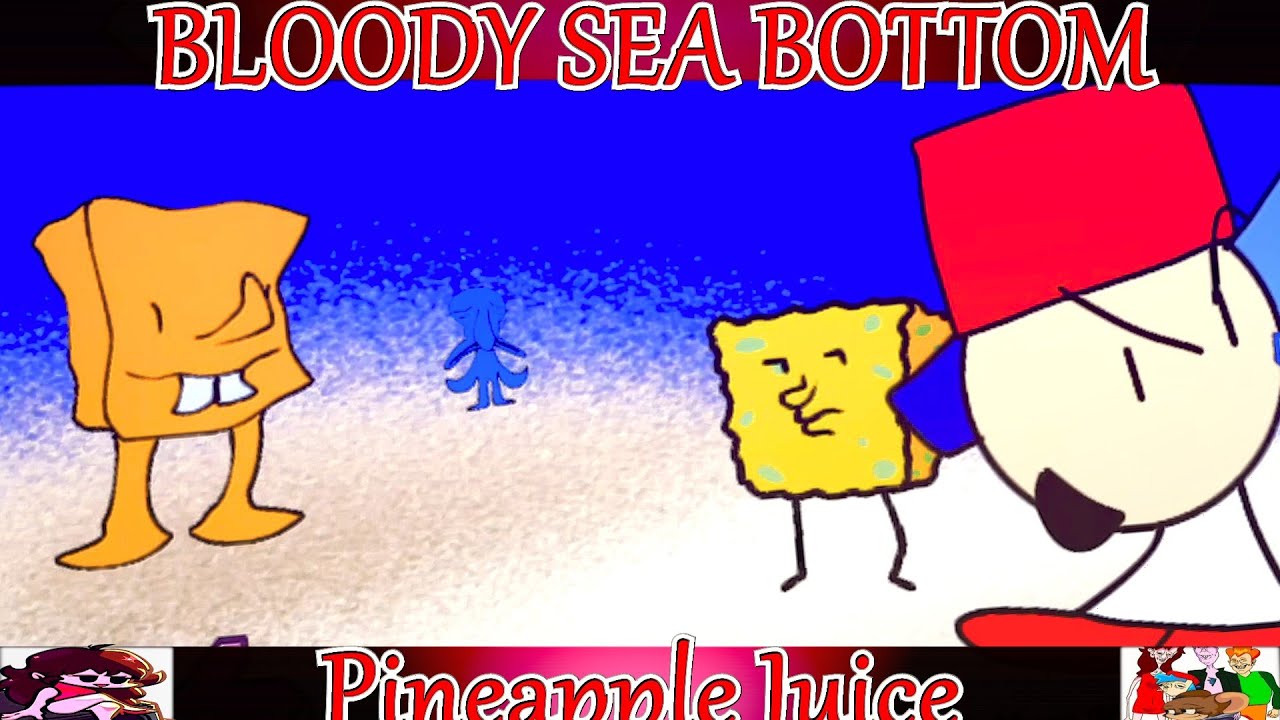 Friday Night Funkin' BLOODY SEA BOTTOM (FNF Mod) Spongebob VS BF in ...