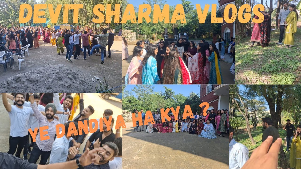 Navratri celebration in medical college jammu | JIAR | devit sharma vlogs | - YouTube