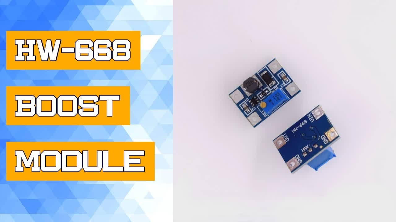 Hw-668 Boost Module High Current 2a Sx1308 Dc-dc Adjustable Boost ...