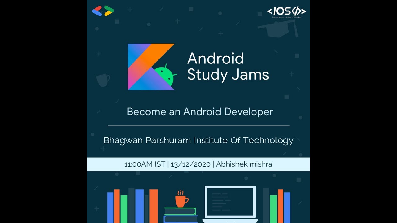 DSC BPIT - Android Study Jams Session - 2 - YouTube