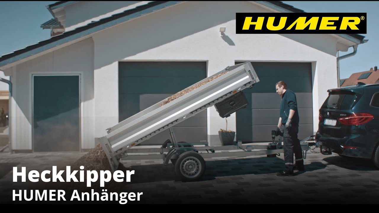 Heckkipper | HUMER Anhänger - YouTube