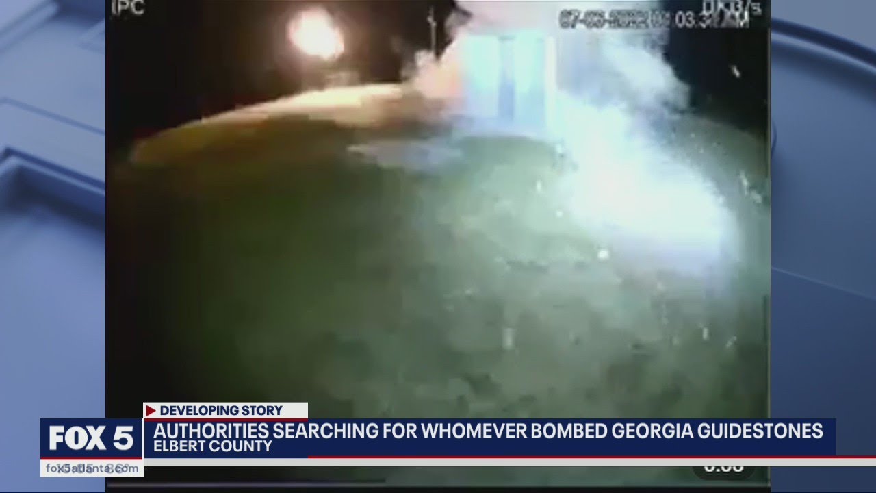 Video shows Georgia Guidestones explosion - YouTube