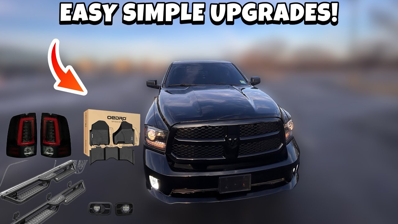 Easy Simple Upgrades For Your Ram 1500 - YouTube