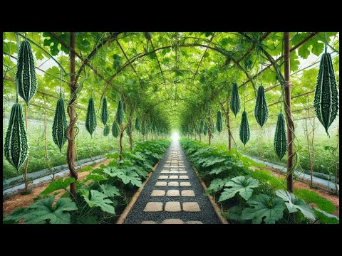 Grow bitter melon this way—it's simple, and the seedlings will sprout ...