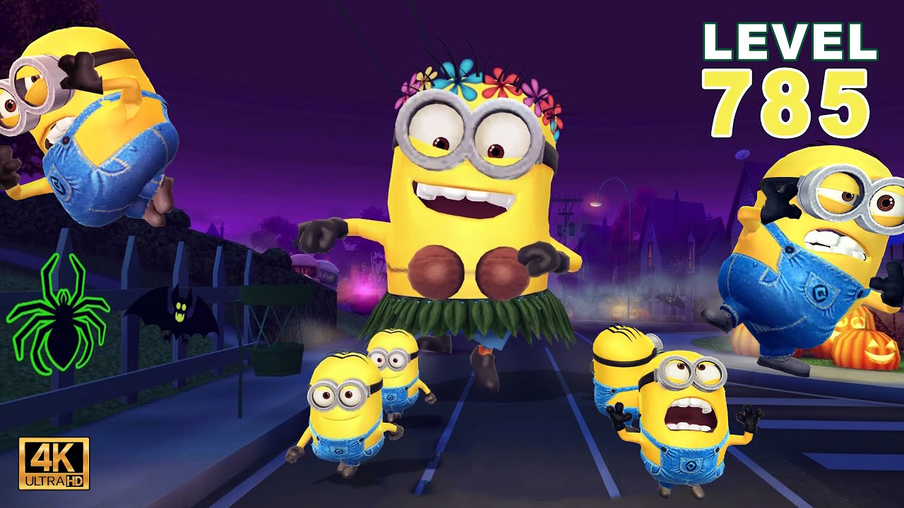 Minion Rush Dancer Minion commit 280 Despicable Action at Halloween ...