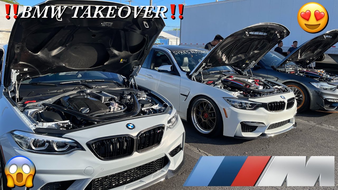 BMW’s TAKEOVER CAR MEET + CAR CRUISE!! 🔥 - YouTube