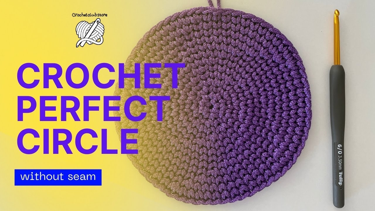 Crochet for beginners - PERFECT CIRCLE without seam - YouTube