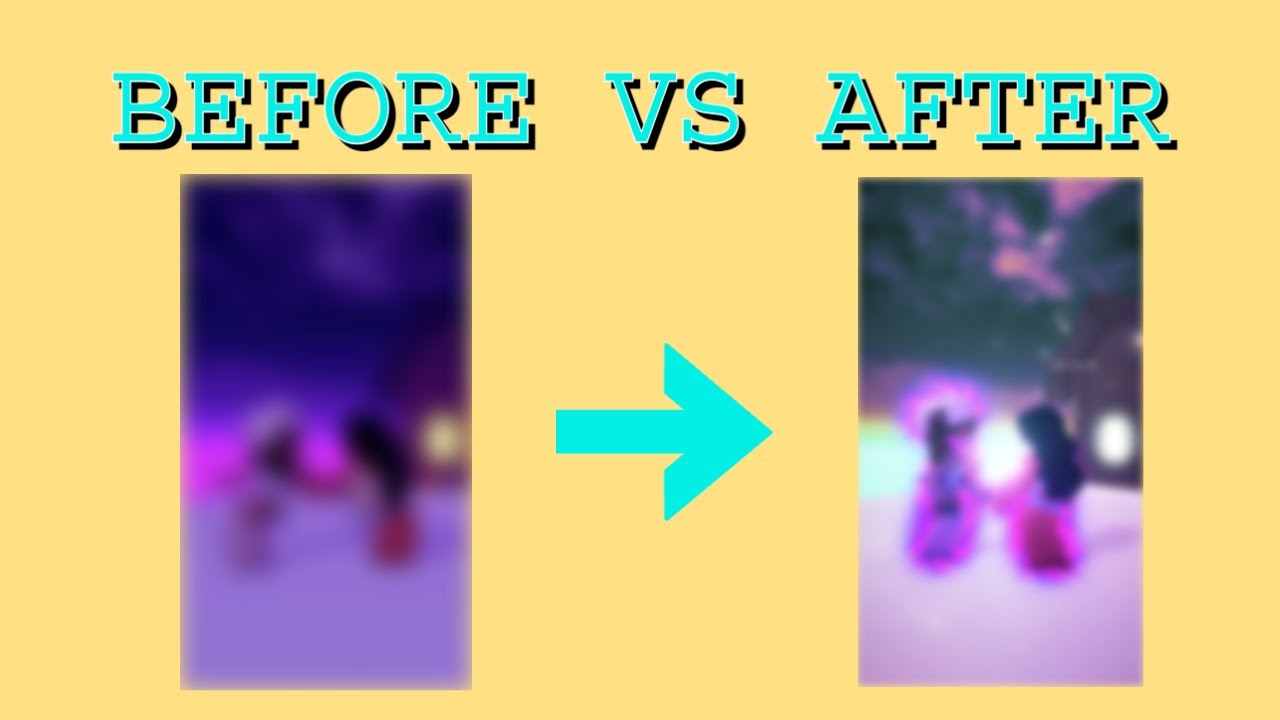BEFORE VS AFTER II Adobe After Effects II Roblox Edit - YouTube