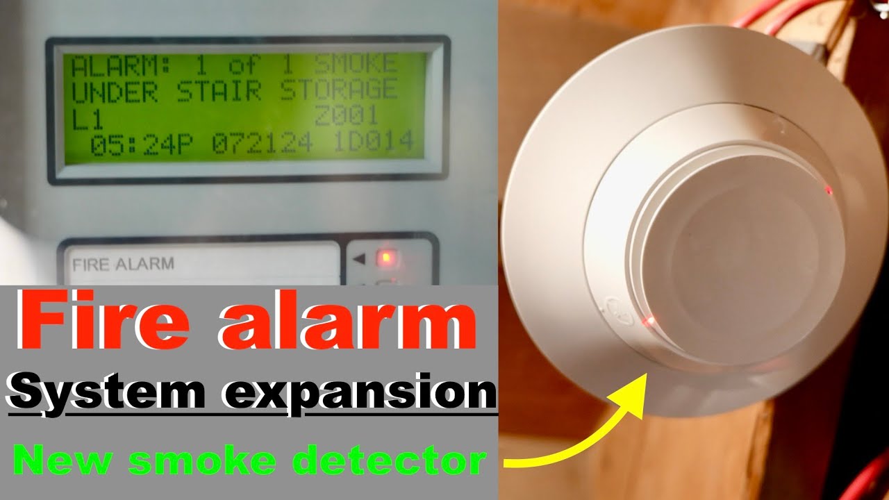 Home Fire Alarm System Expansion. Adding An Addressable Smoke Detector ...