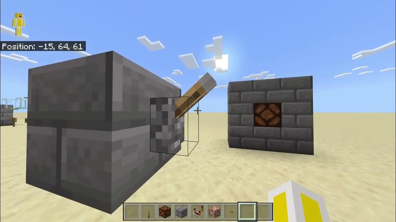 How to make wireless redstone using command block | updated version 1.20 Minecraft pe - YouTube