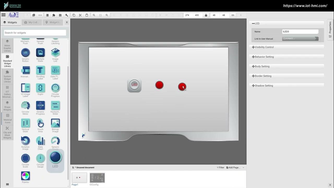 Momentary Push Button - HMI solution from IOT - YouTube