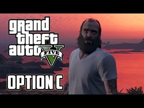 GTA 5 Final Mission Option C FULL ENDING - YouTube